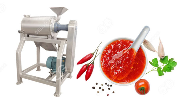 Stainless Steel Hot Chili Pulp Sauce Making Machine For Sale
