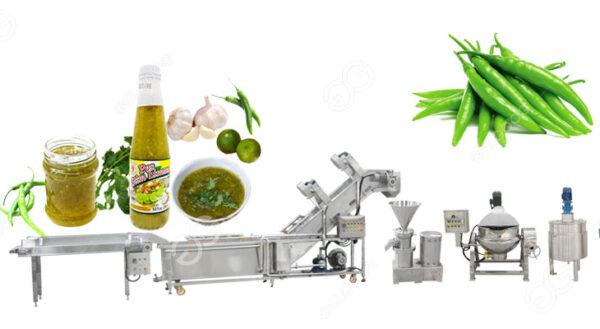Thai Green Chilli Sauce Manufacturing Process